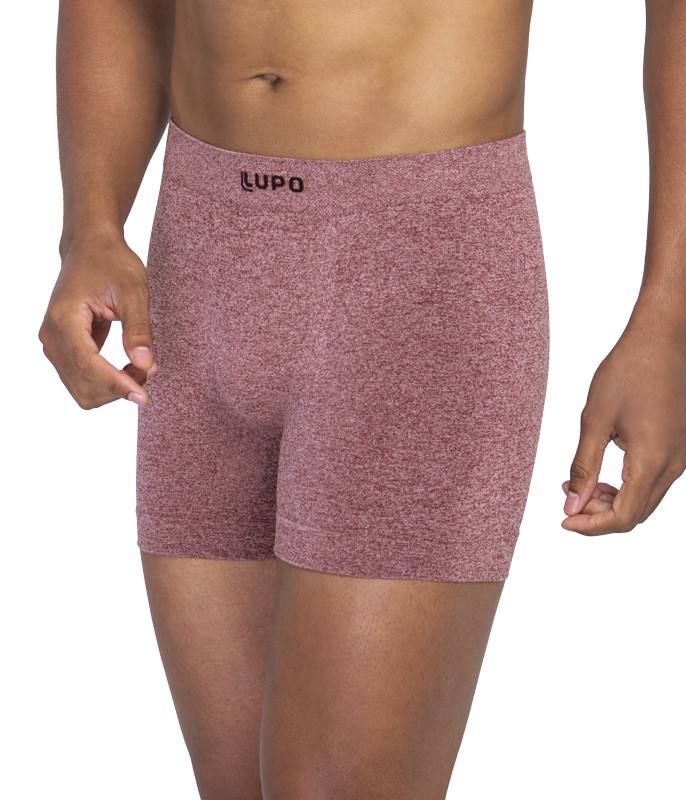 Cueca Boxer Mescla Sem Costura Lupo (18470-001) Modal :: cueca.com.br
